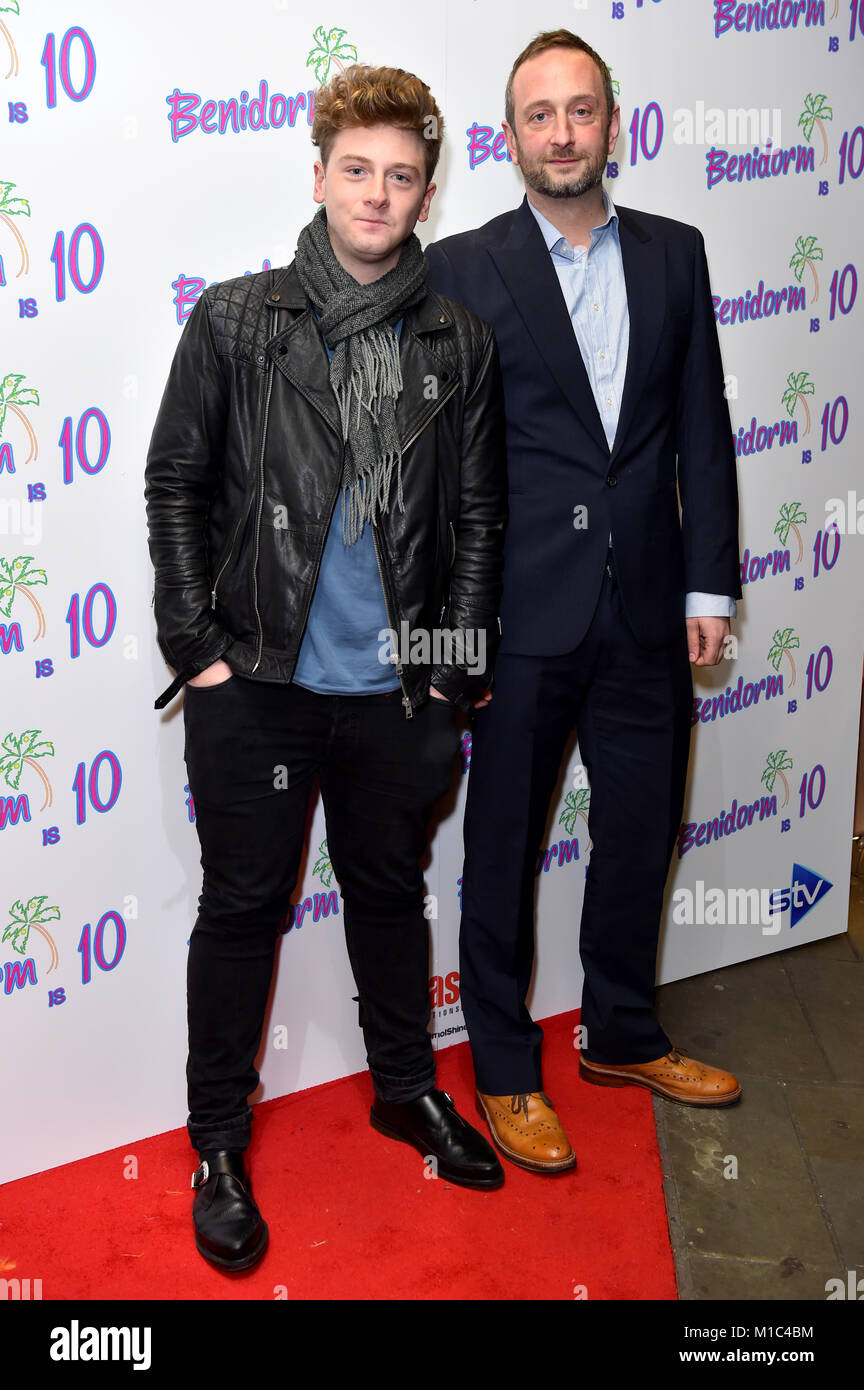 Josh Bolt and Steve Edge during the Benidorm Is 10 event, held at the ... Josh Bolt and Steve Edge during the Benidorm Is 10 event, held at the ...