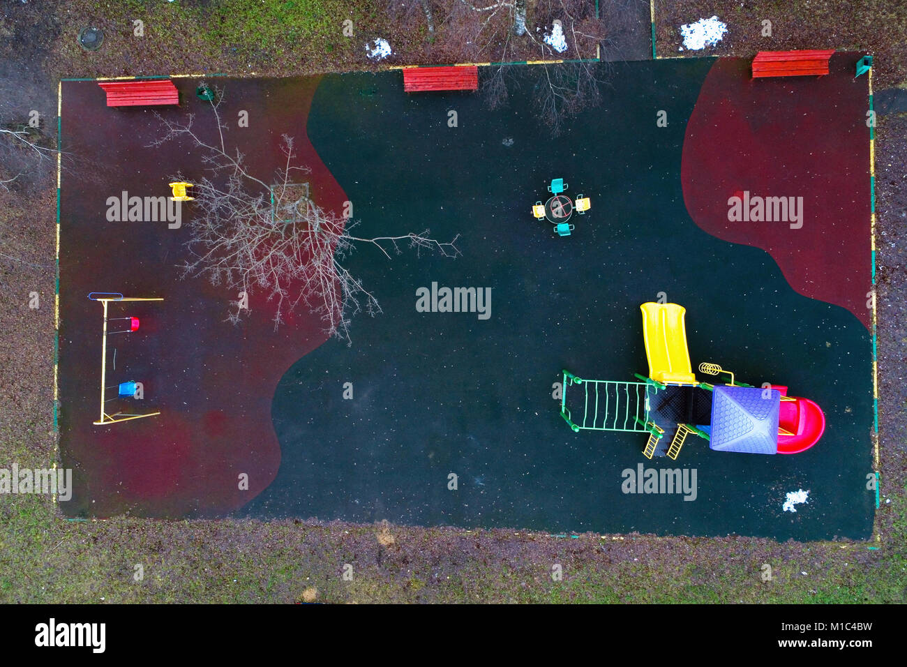 View to playground from above hi-res stock photography and images - Alamy