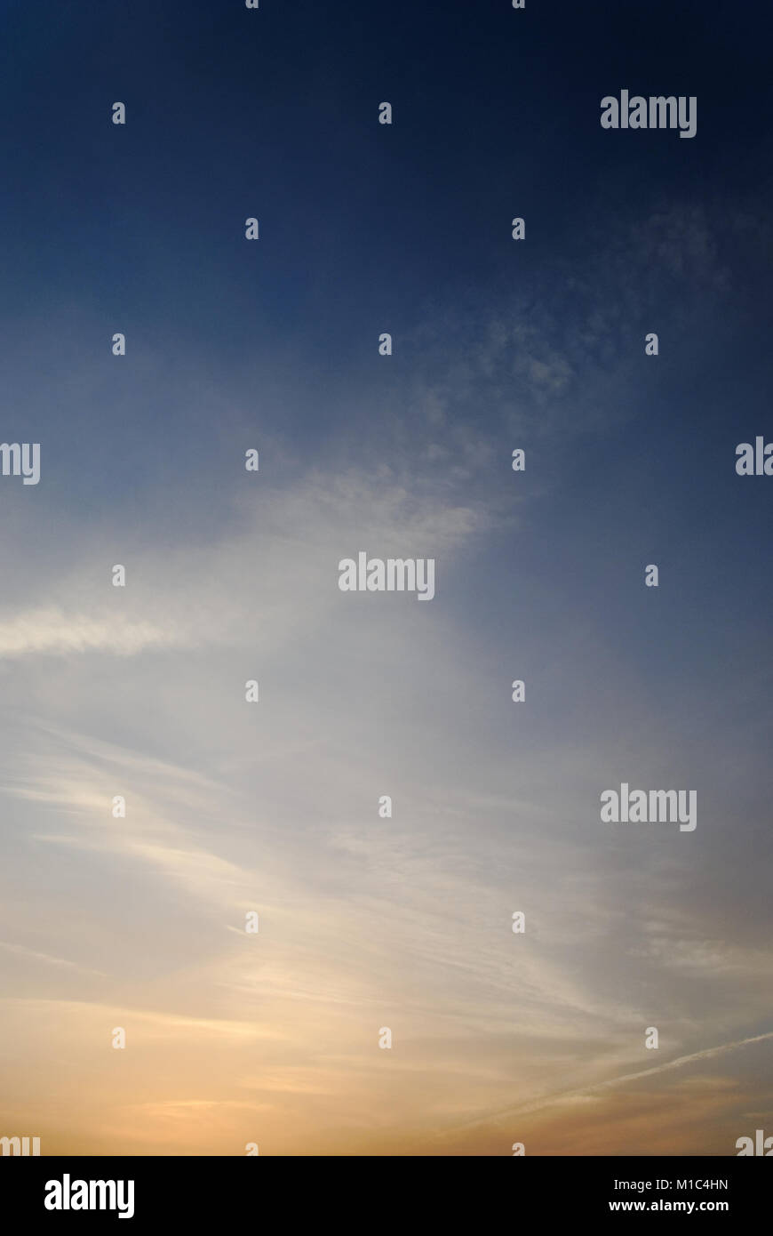 Colors of sky and clouds at dawn Stock Photo - Alamy