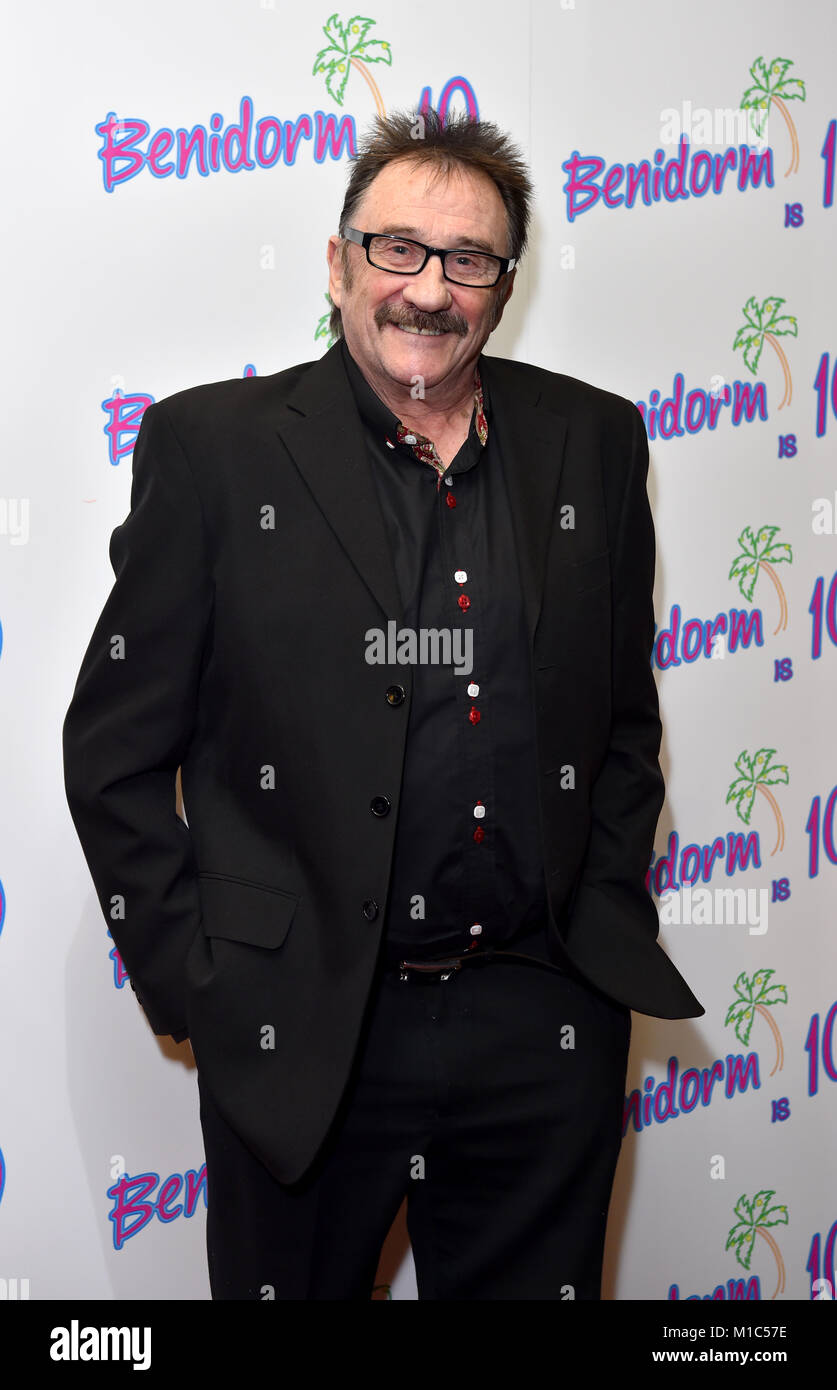 Barry Chuckle during the Benidorm Is 10 event, held at the Mayfair ...