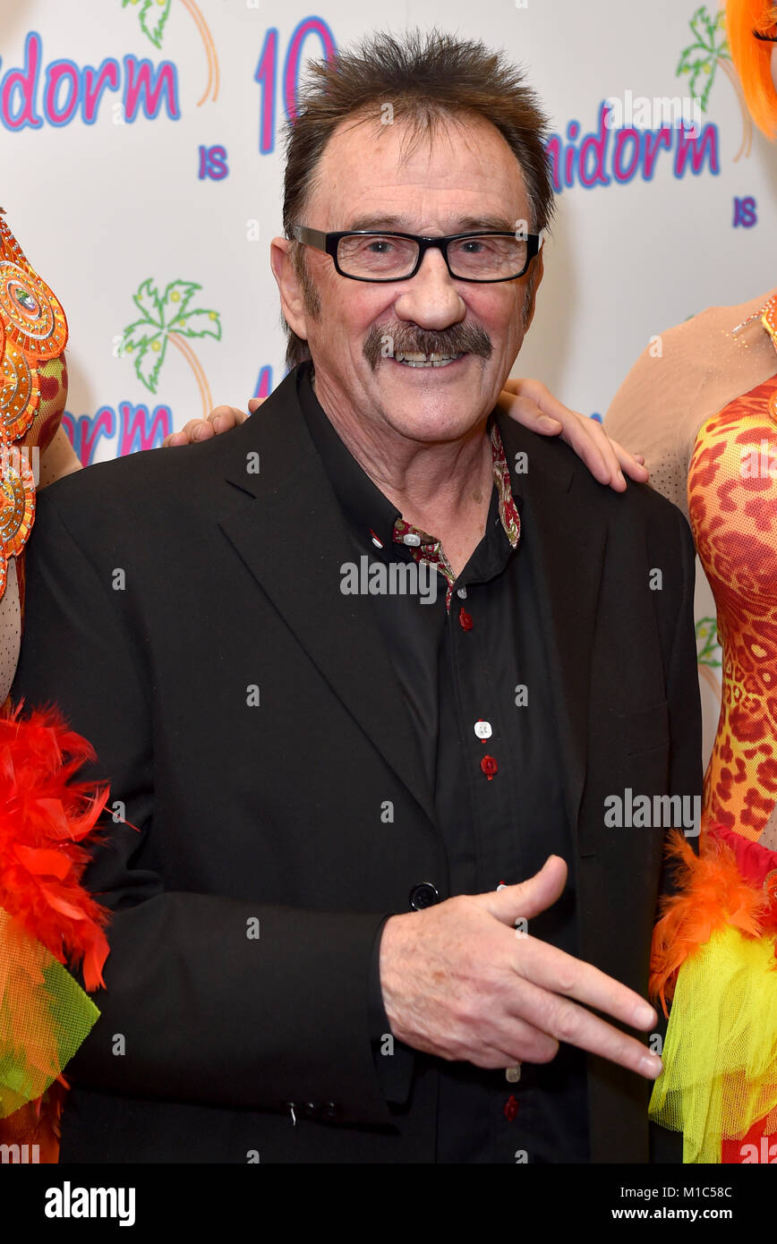 Barry Chuckle during the Benidorm Is 10 event, held at the Mayfair ...