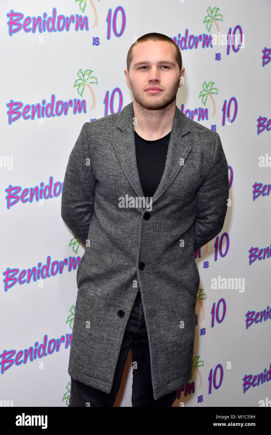 Danny Waters during the Benidorm Is 10 event, held at the Mayfair ...