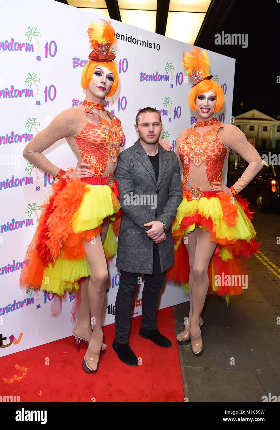 Danny Waters during the Benidorm Is 10 event, held at the Mayfair ...