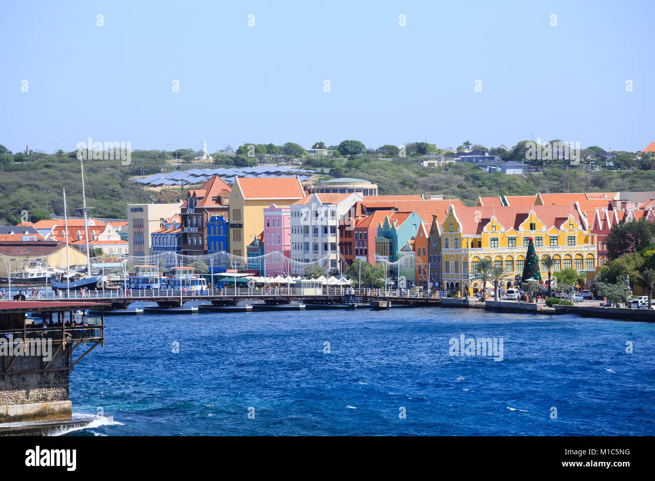 Views along Curacao Harbor Stock Photo - Alamy