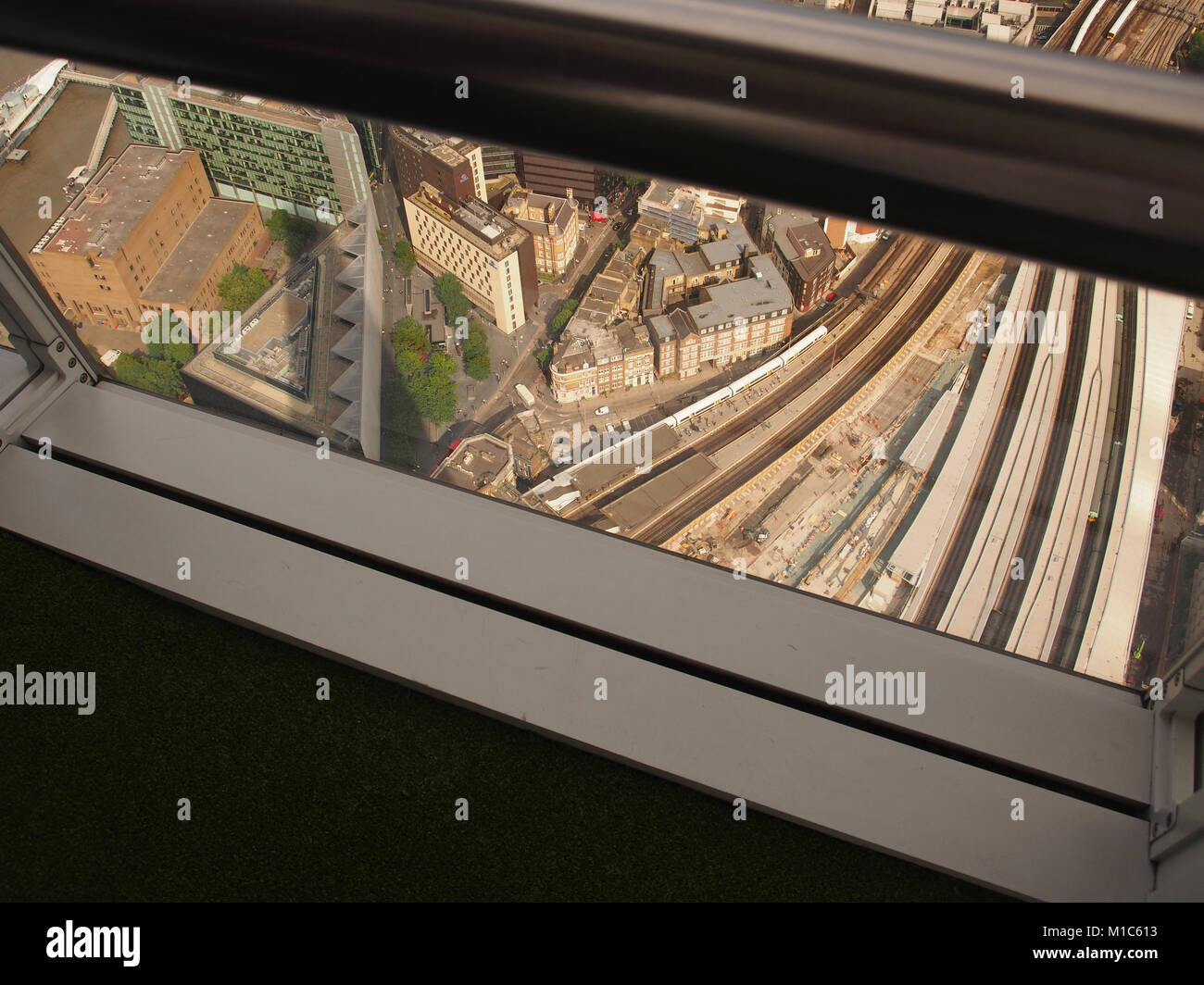 Buildings through window architecture hi-res stock photography and ...