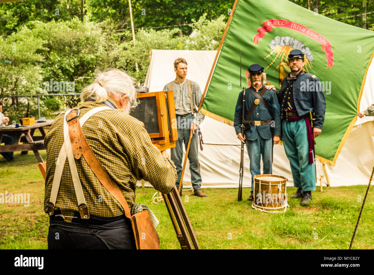 American civil war field camera hi-res stock photography and images - Alamy