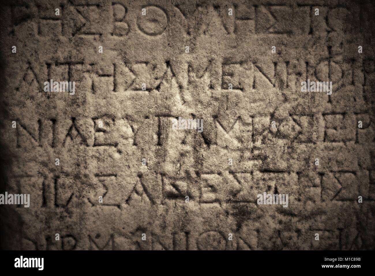 Greek character texture background from Acropolis historical ruins in ...