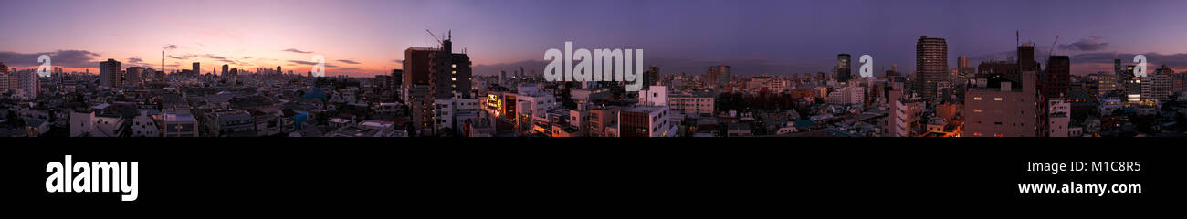 Tokyo cityscape panorama, Tokyo, Japan Stock Photo - Alamy
