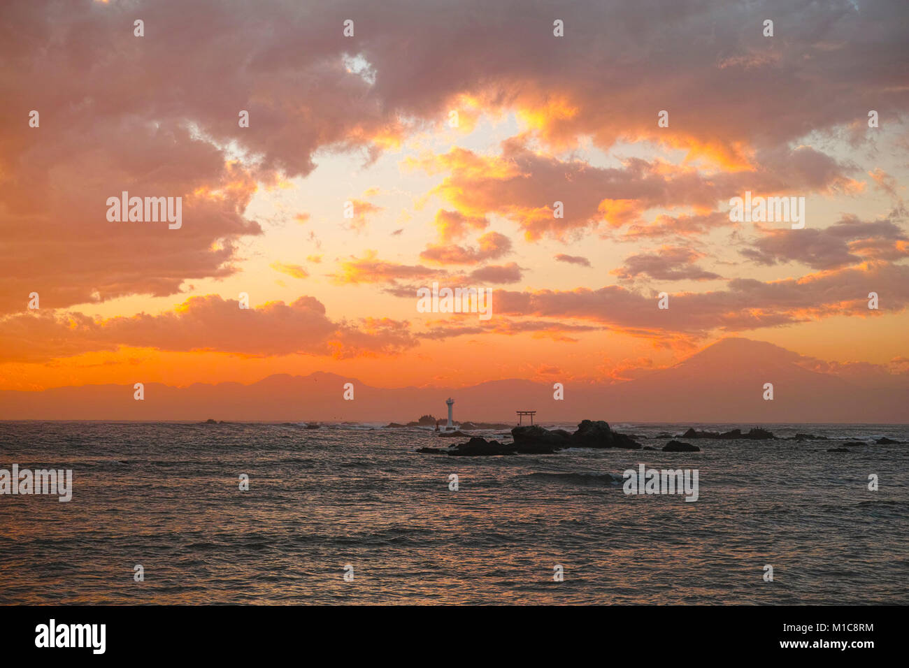 Mount Fuji from Hayama, Kanagawa Prefecture, Japan Stock Photo - Alamy