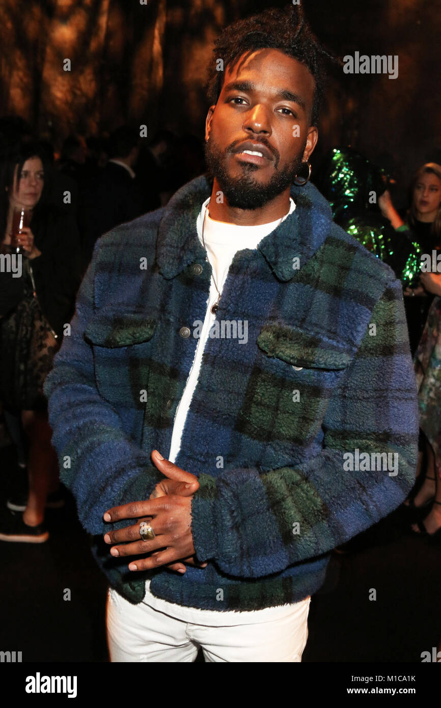 New York, NY, USA. 28th Jan, 2018. Luke James pictured at the Universal ...