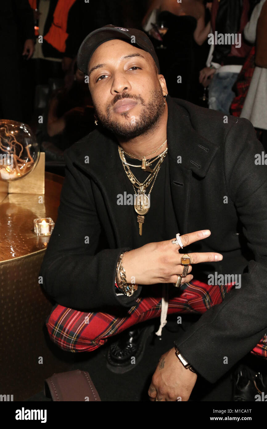 New York, NY, USA. 28th Jan, 2018. Ro James pictured at the Universal ...