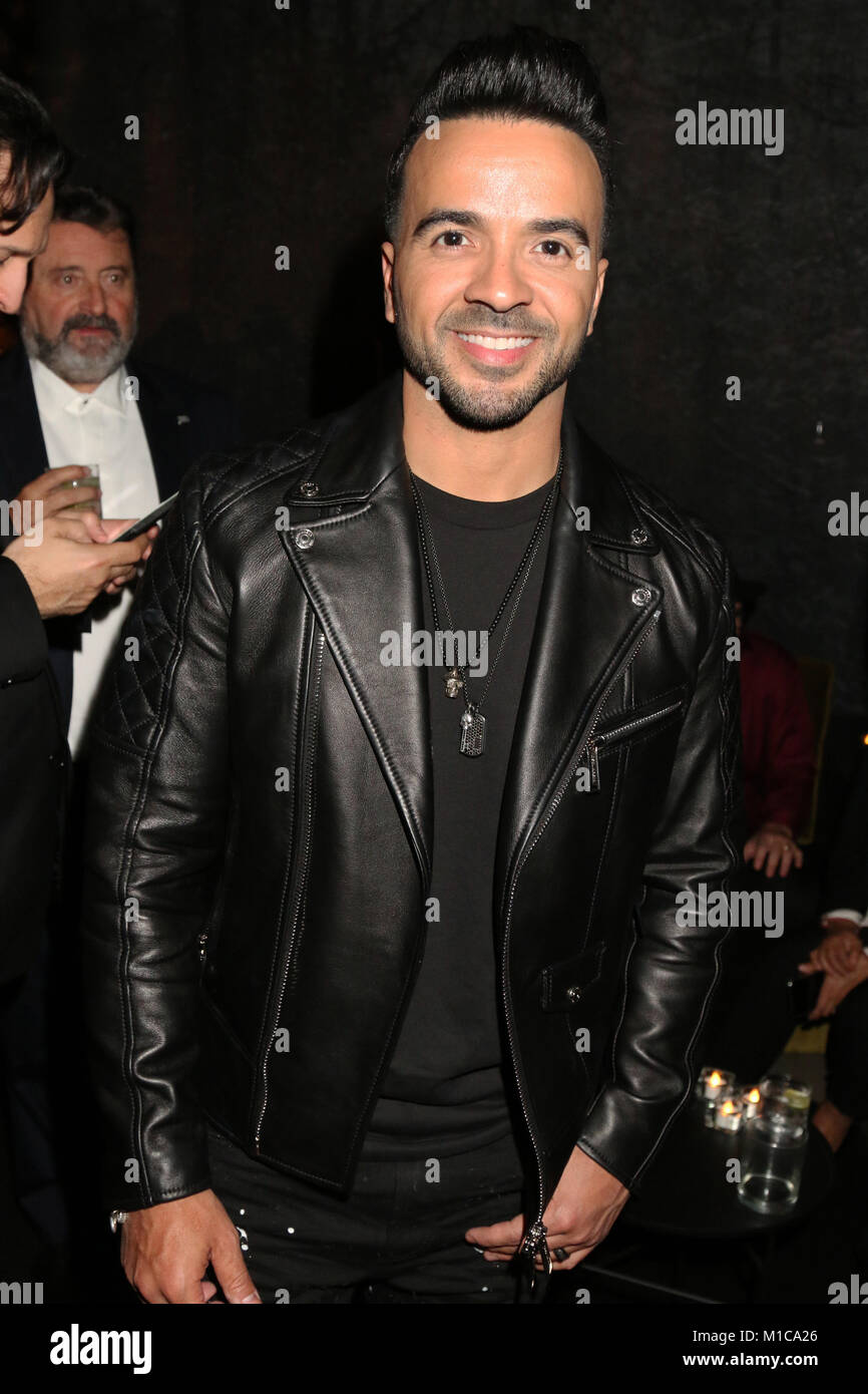 New York, NY, USA. 28th Jan, 2018. Luis Fonsi pictured at the Universal ...