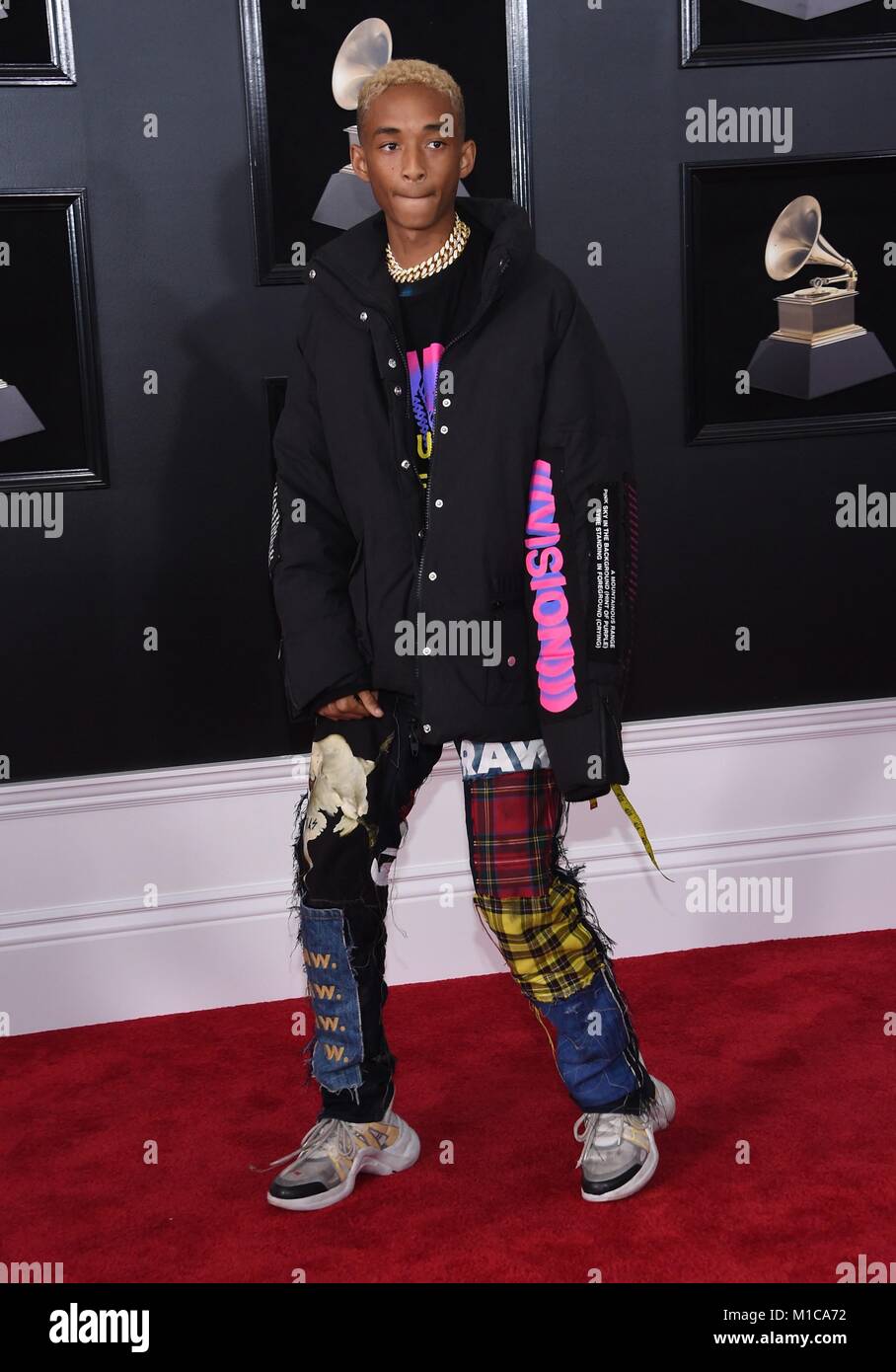 New York, NY, USA. 28th Jan, 2018. Jaden Smith at arrivals for 60th ...