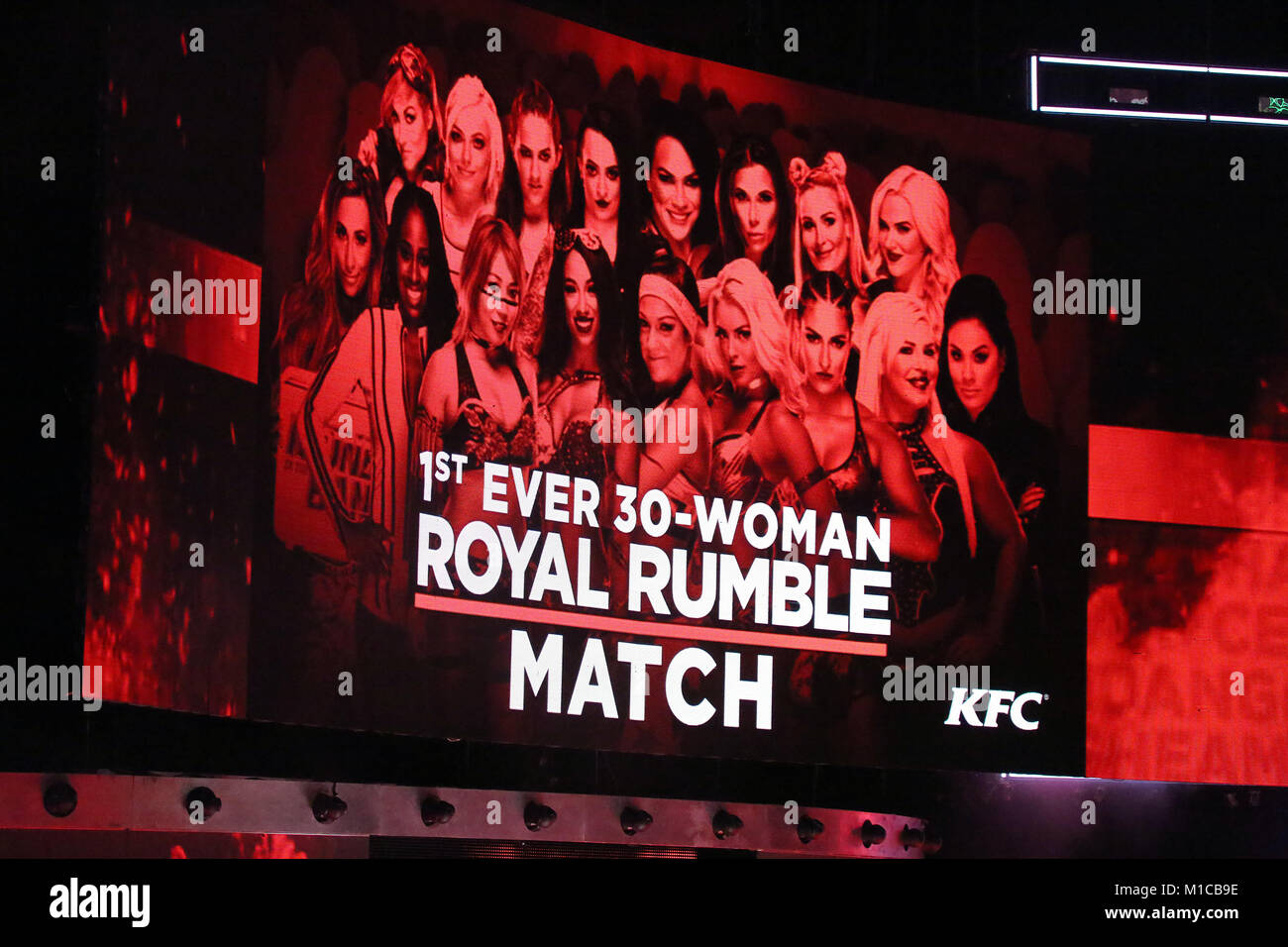 Philadelphia, PA, USA. 28th Jan, 2018. The first ever WWE Female Royal ...