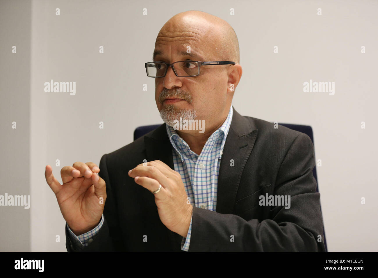 SAN JUAN, Puerto Rico. , . entrevista a Rafael Bernabe, candidato a la gobernacion por el ppt ...