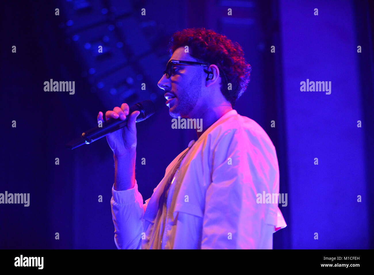 Miami Beach, FL, USA. 28th Jan, 2018. Majid Jordan performs onstage at ...