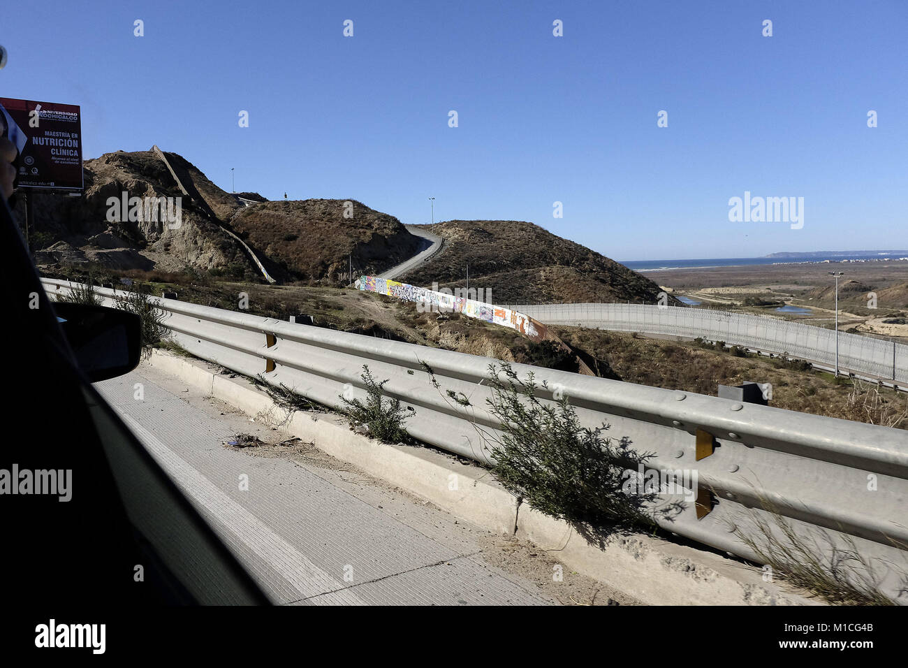 San Diego, CA, USA. 22nd Jan, 2018. Numerous prototypes of a new border ...