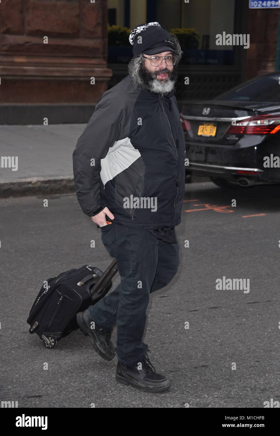 New York, NY, USA. 29th Jan, 2018. Judah Friedlander, seen at BUILD ...