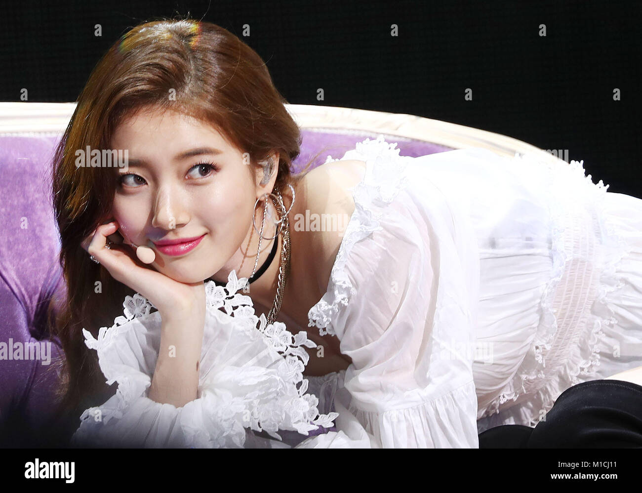 Korea. 30th Jan, 2018. S. Korean singer Suzy South Korean singer Suzy ...