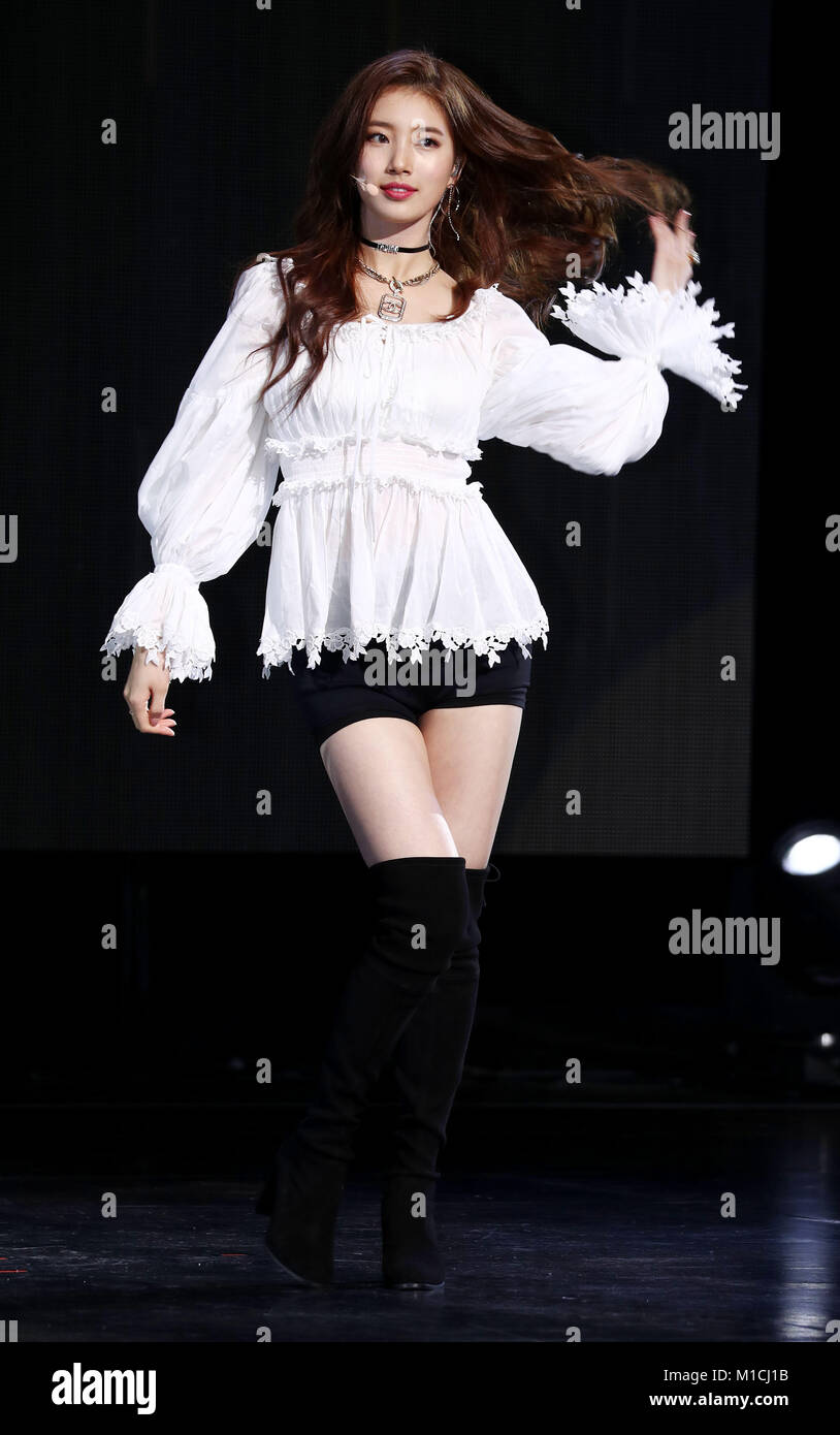 Korea. 30th Jan, 2018. S. Korean singer Suzy South Korean singer Suzy ...