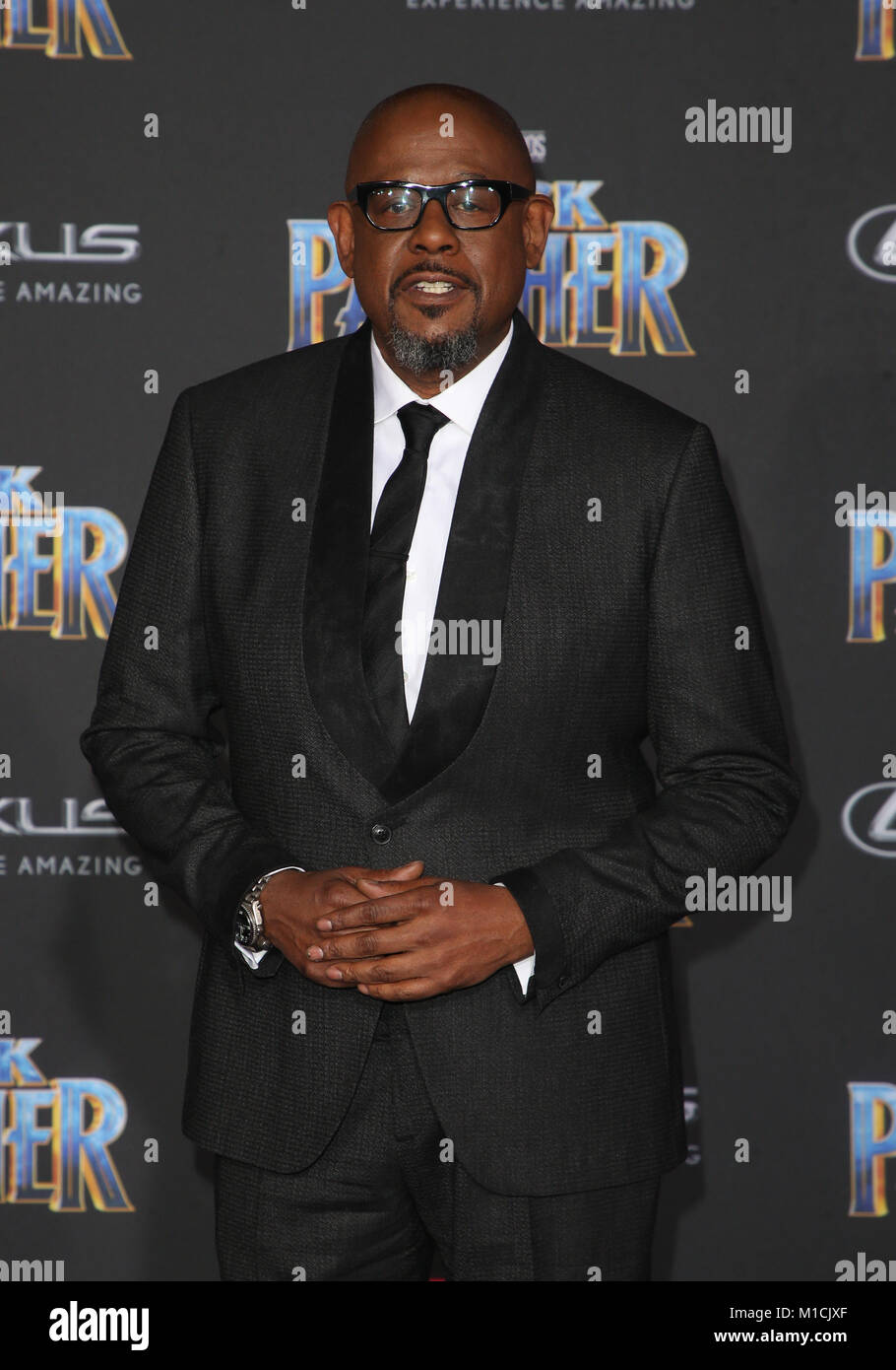 Los Angeles, Ca, USA. 29th Jan, 2018. Forest Whitaker at Marvel Studios ...