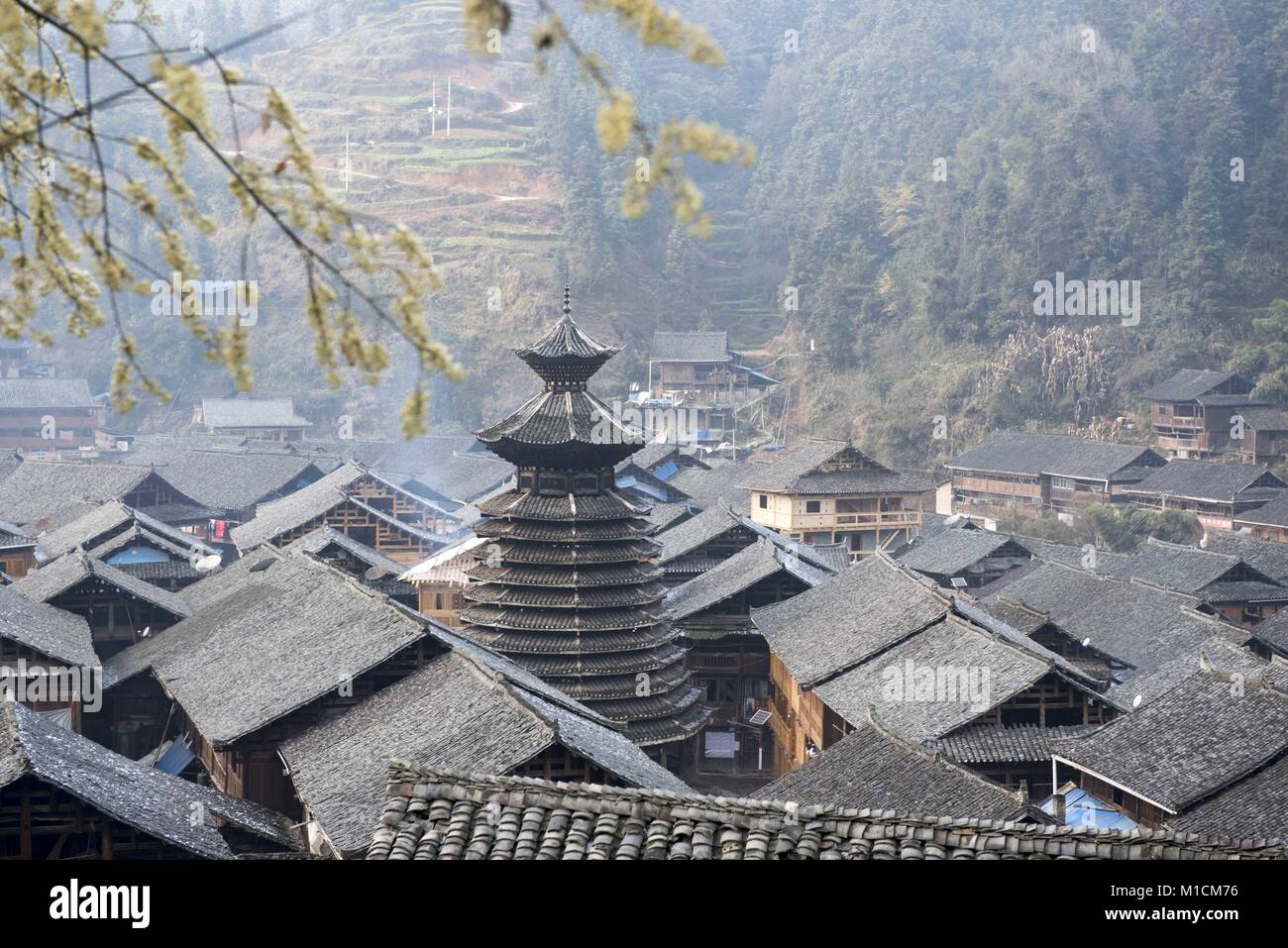 Congjian, Congjian, China. 30th Jan, 2018. Congjiang, CHINA-30th ...