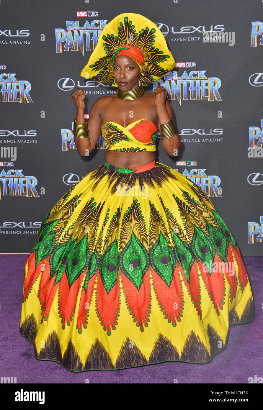 Janeshia adams ginyard, black panther hi-res stock photography and ...