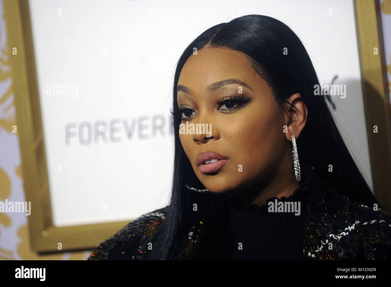 Monica attends the Roc Nation Brunch 2018 at One World Observatory on ...