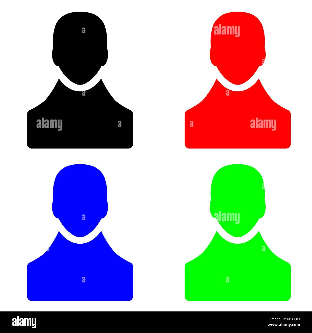 abstract people figures in multiple colors Stock Vector Image & Art - Alamy