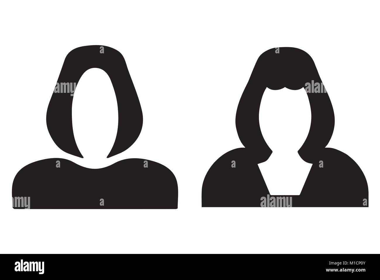 faceless woman figure - black silhouette woman Stock Vector Image & Art ...