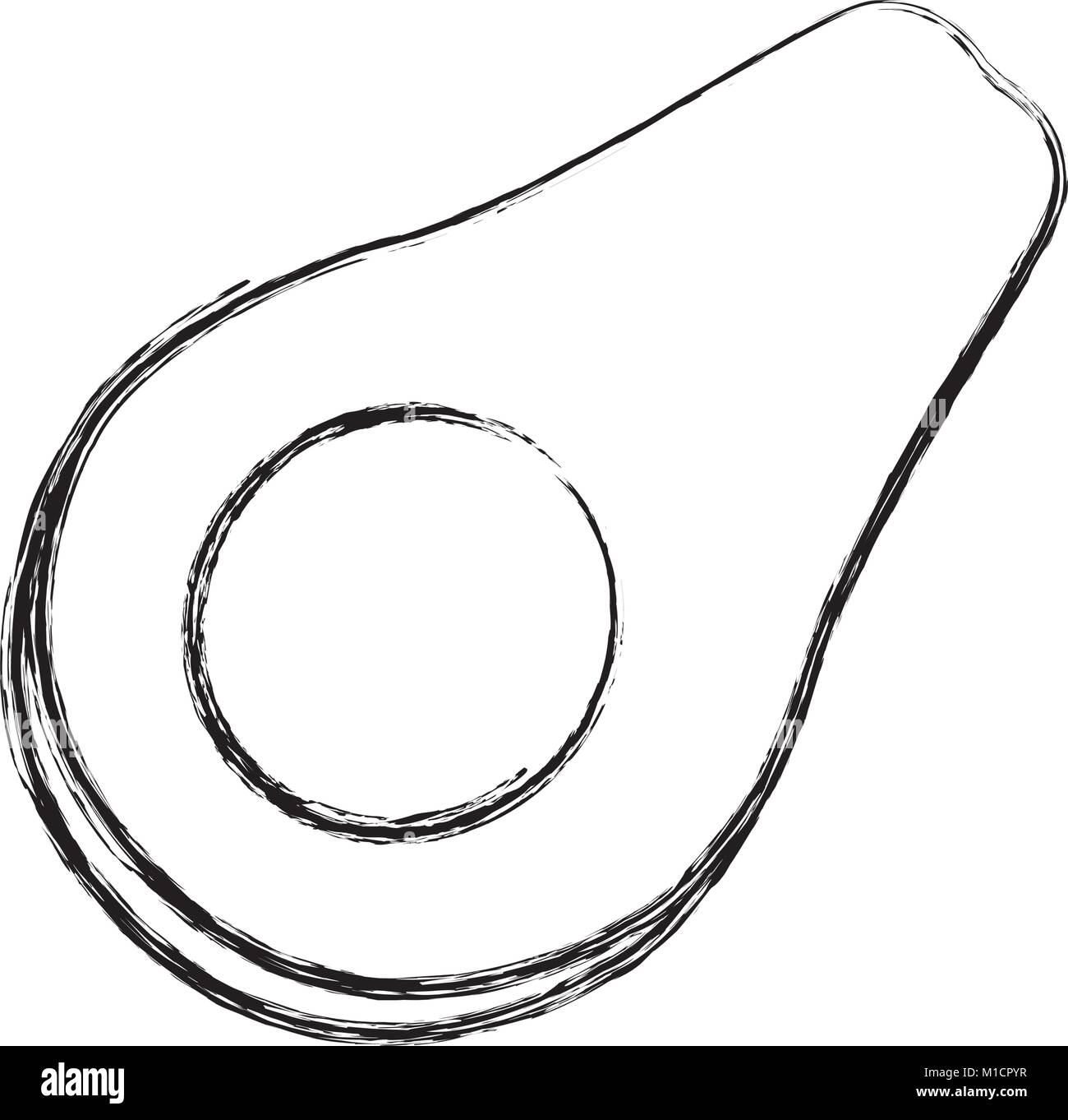 Avocado fruit juicy ripe Black and White Stock Photos & Images - Alamy