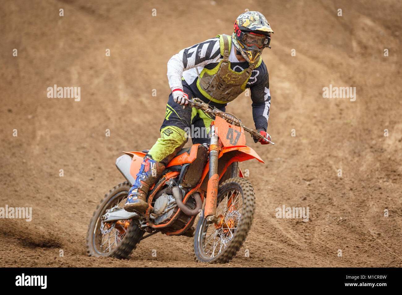 Ben Roberts on the KTM at the NGR & ACU Eastern EVO Solo Motocross ...