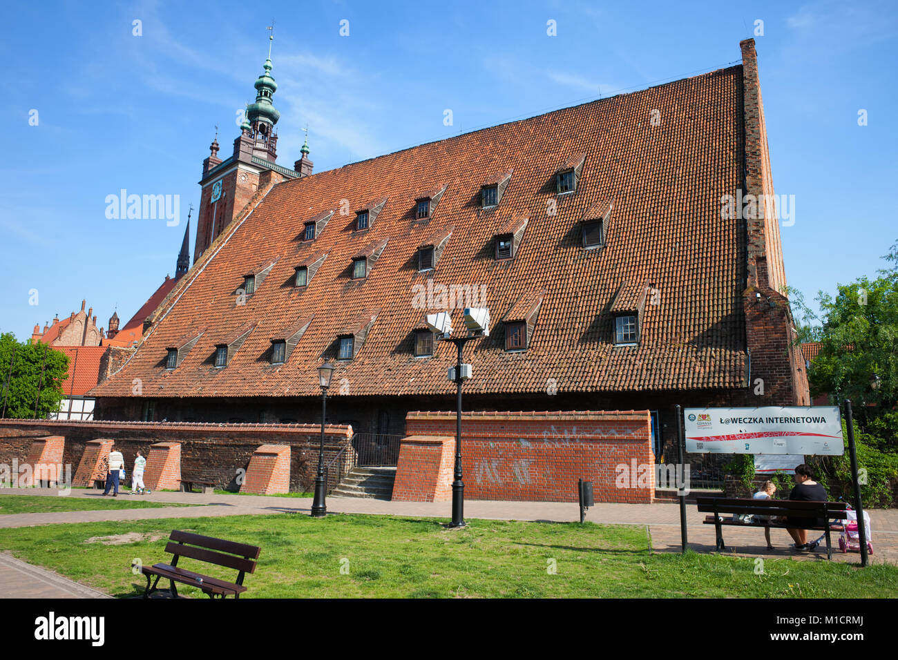 Great Mill (Wielki Młyn) in Gdansk, Poland, city landmark built by the ...