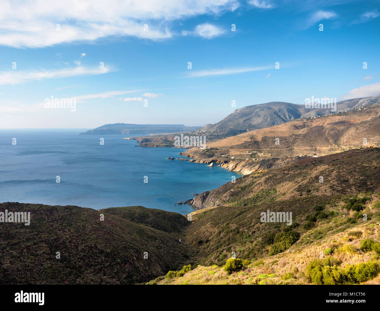 Landscape of Mani region in Laconia Peloponnese,Greece Stock Photo - Alamy