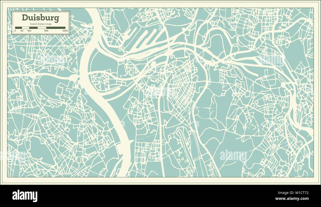 Map of duisburg hi-res stock photography and images - Alamy