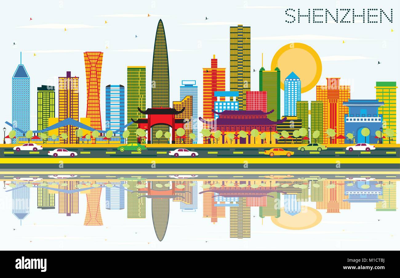 Shenzhen china Stock Vector Images - Alamy