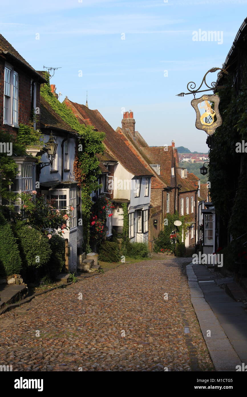 A SUNNY VIEW OF THE BEAUTIFUL MERMAID STREET IN THE ANCIENT TOURIST ...