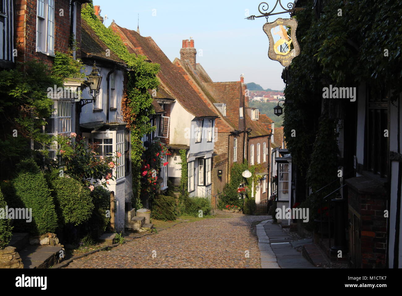 A SUNNY VIEW OF THE BEAUTIFUL MERMAID STREET IN THE ANCIENT TOURIST ...
