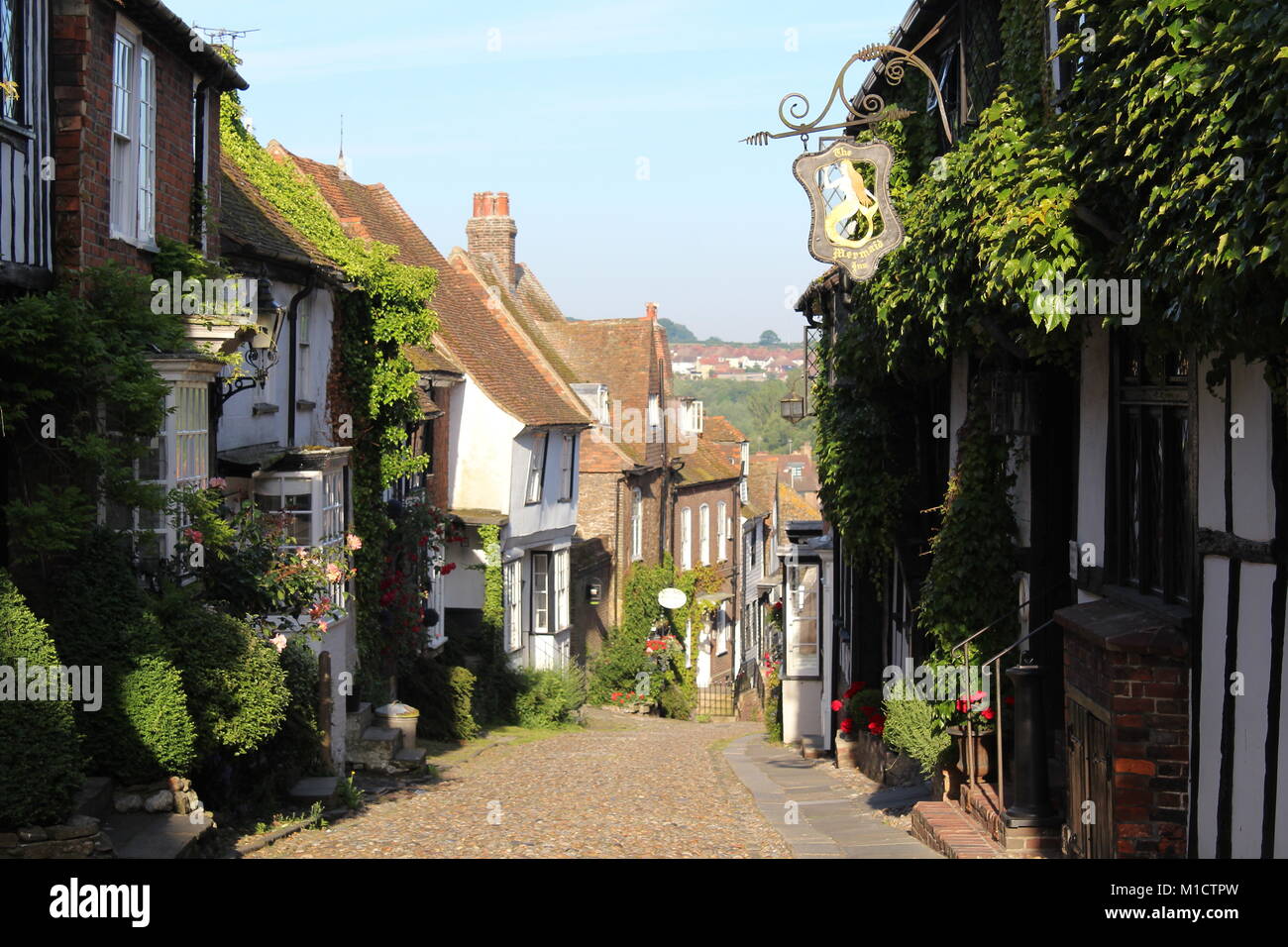 A SUNNY VIEW OF THE BEAUTIFUL MERMAID STREET IN THE ANCIENT TOURIST ...