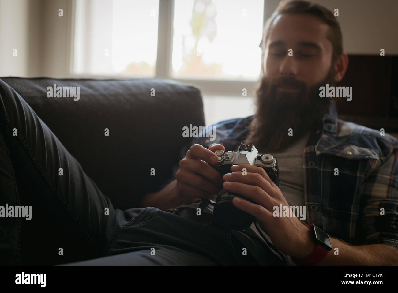 Male reviewing hi-res stock photography and images - Alamy