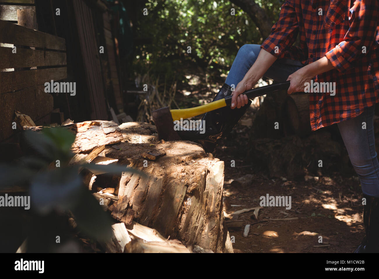 Woman lumberjack hi-res stock photography and images - Alamy