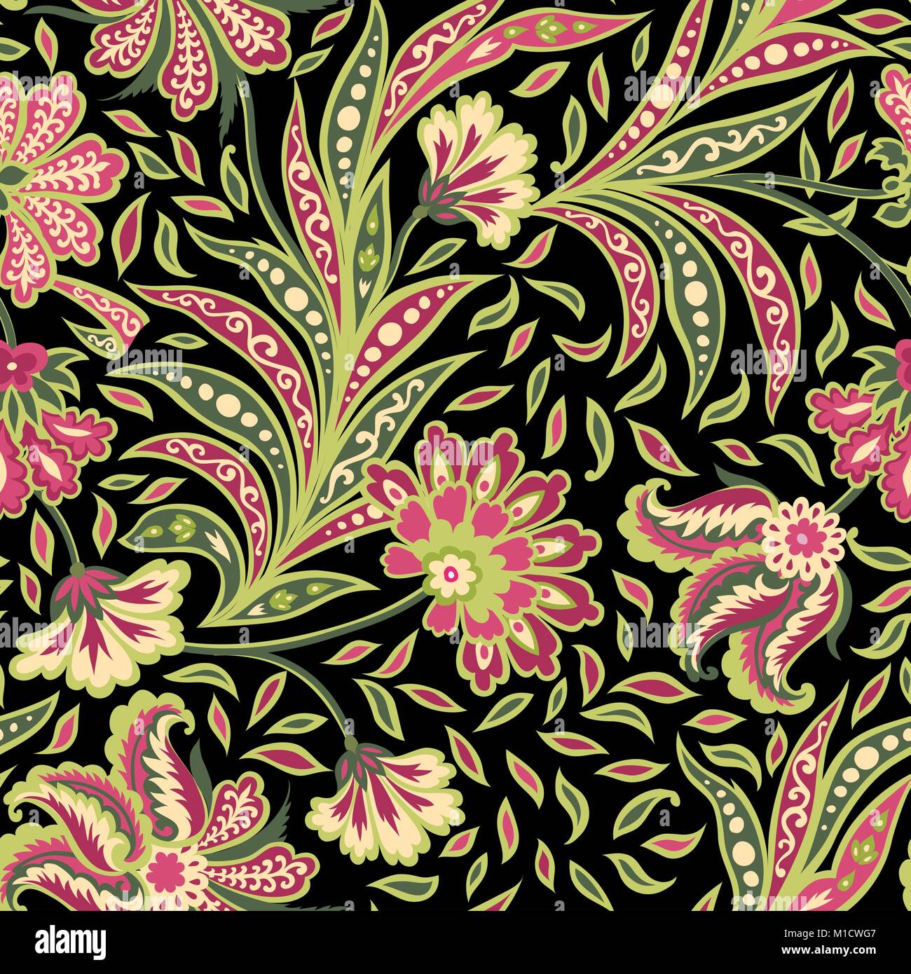 Asian wildflower Stock Vector Images - Alamy