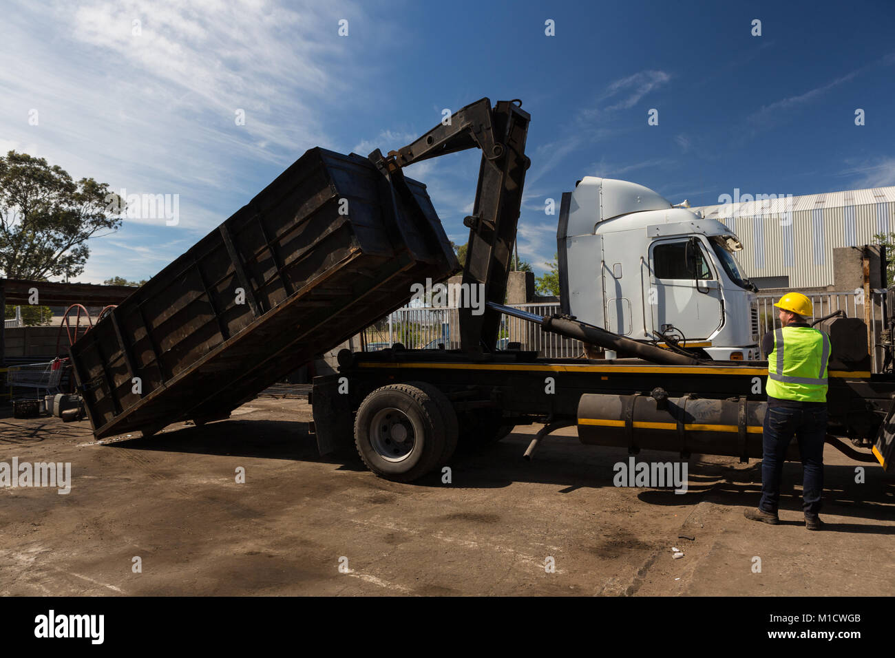 Dumper with garbage hi-res stock photography and images - Alamy
