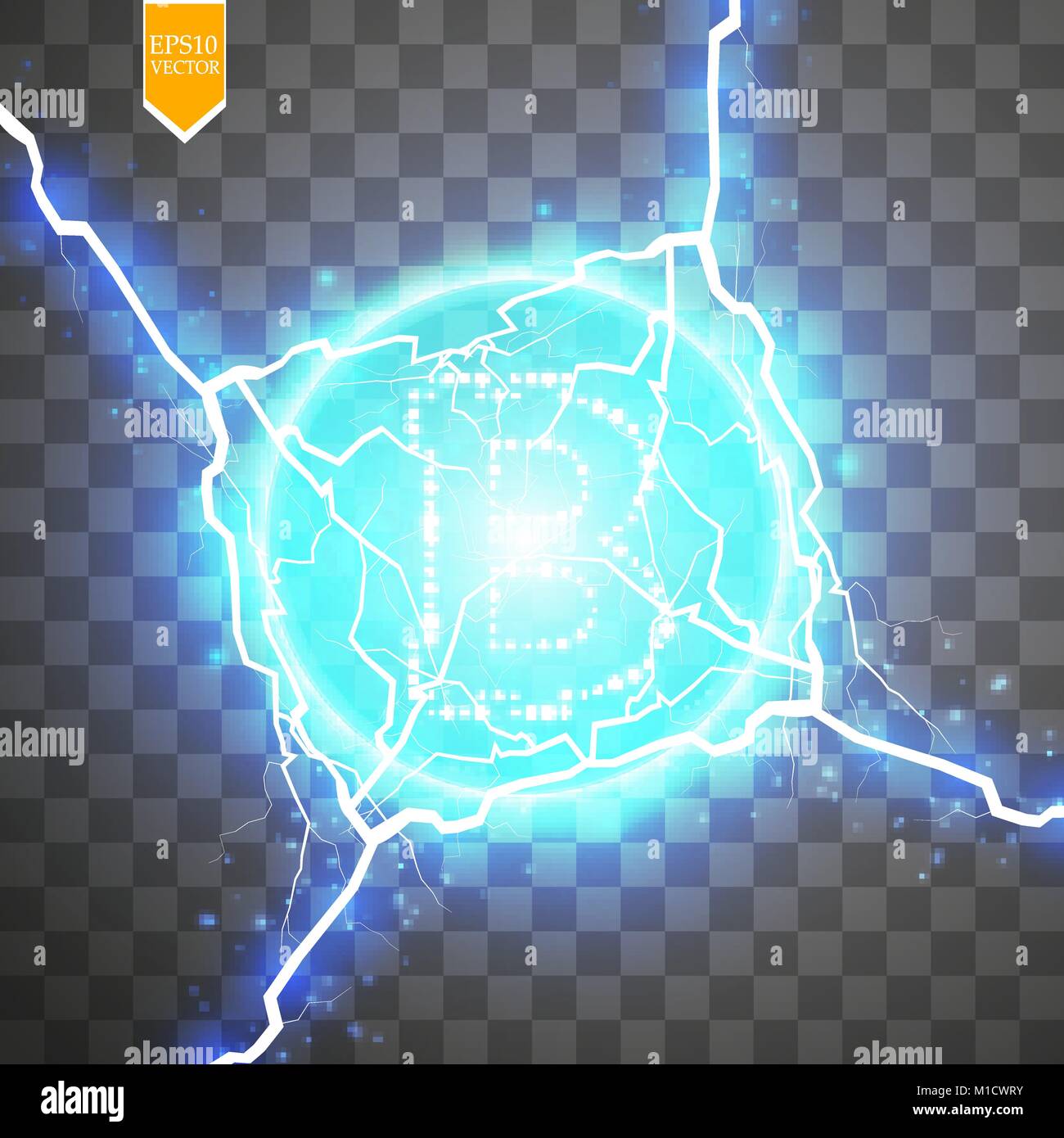 Bitcoin mining, conceptual illustration.. Digital money. Concept design ...