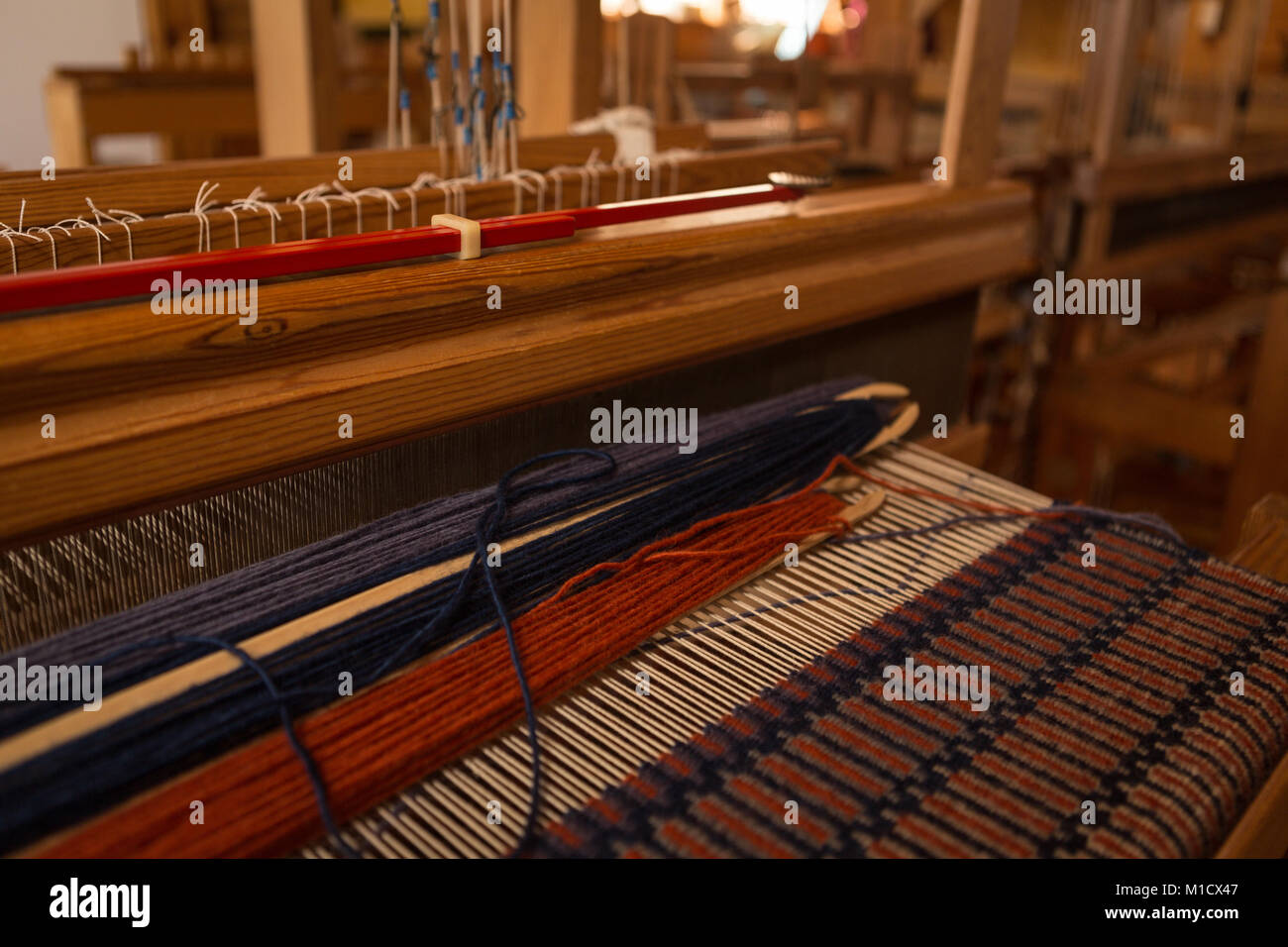 Silk weaving machine hi-res stock photography and images - Alamy