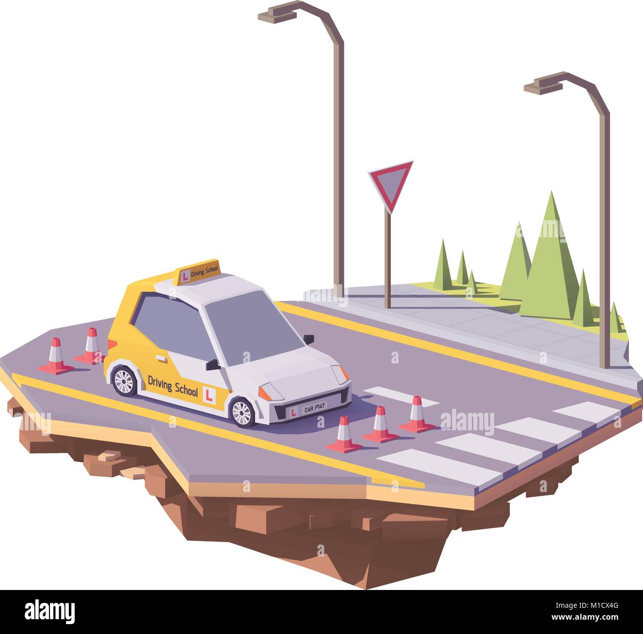 Driver exam professional driving Stock Vector Images - Alamy