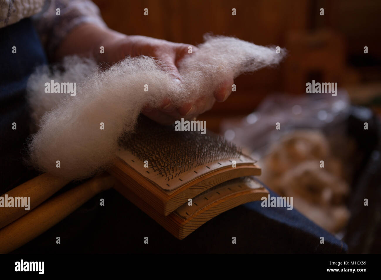 Weaving brush hi-res stock photography and images - Alamy