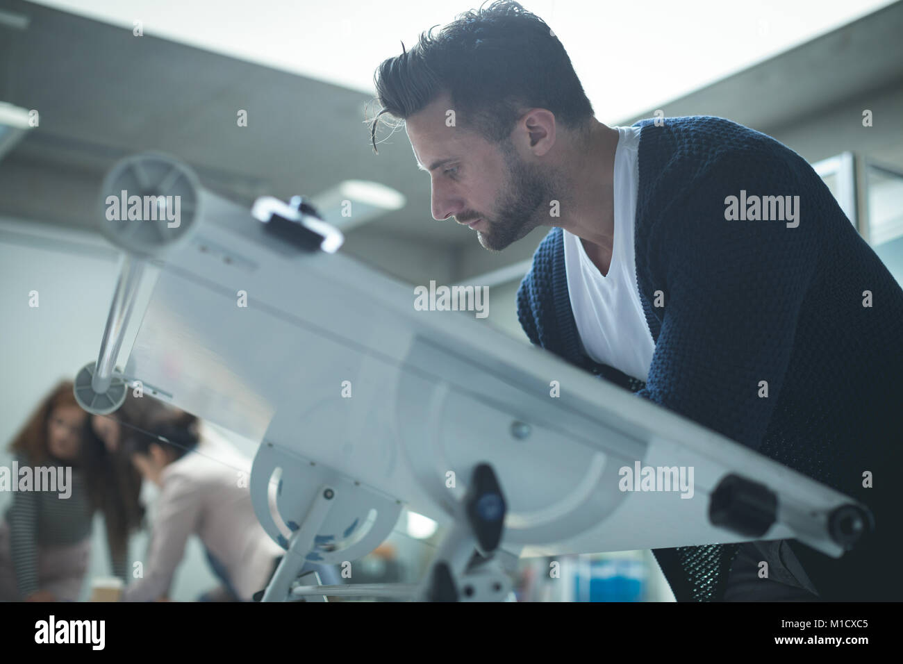 Male drafting hi-res stock photography and images - Alamy