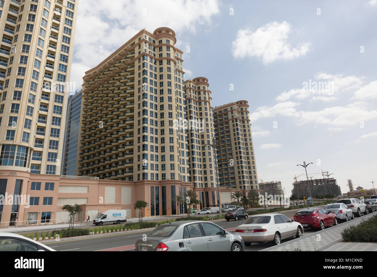 The Crescent building Dubai IMPZ Stock Photo - Alamy