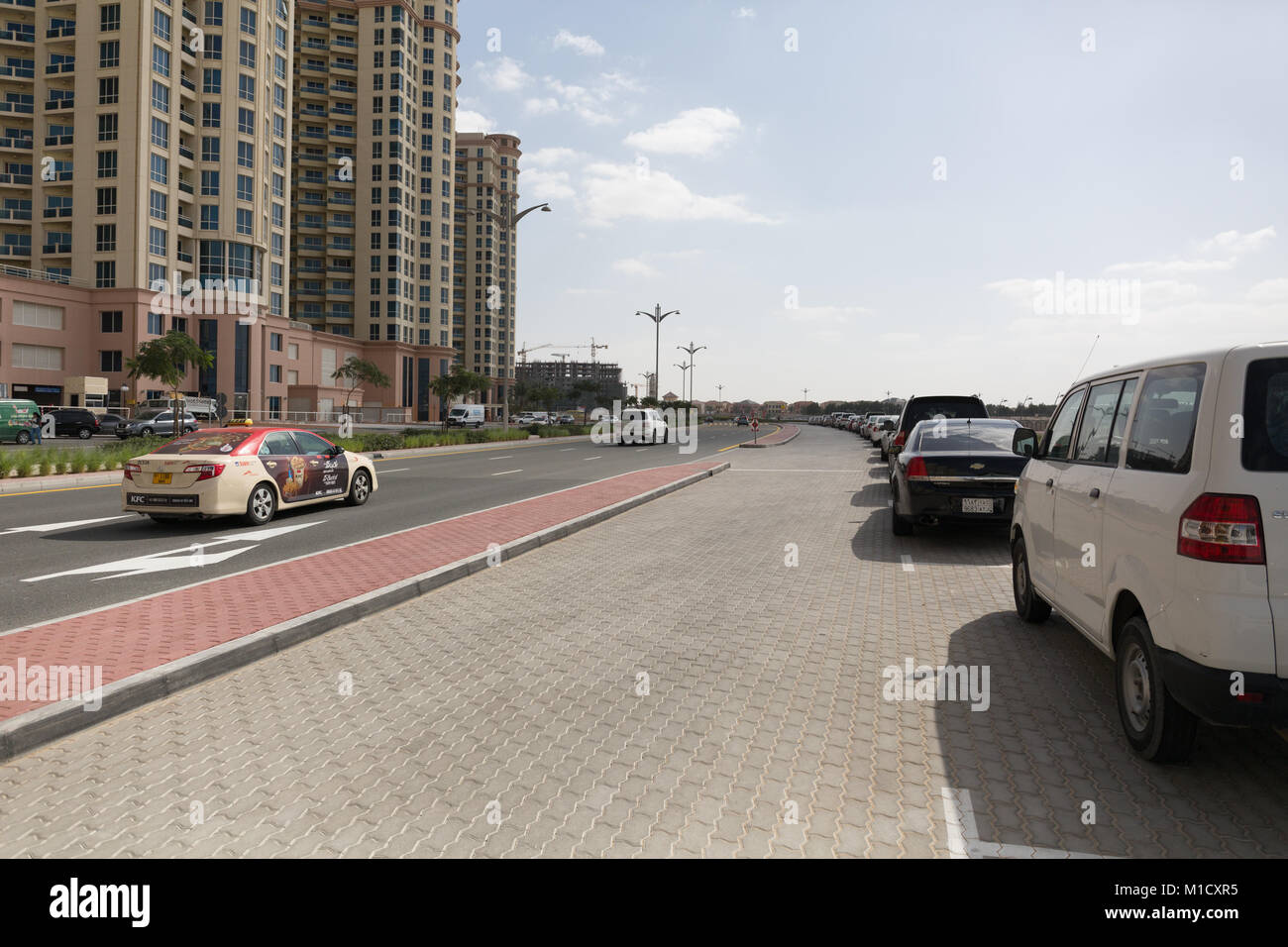 The Crescent building Dubai IMPZ Stock Photo - Alamy